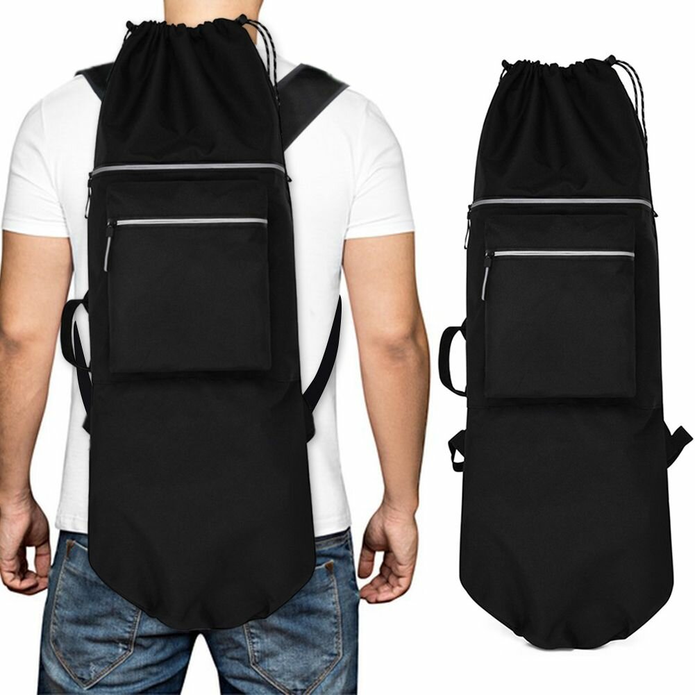 Водоотталкивающая сумка для скейтборда с регулируемым ремнём и светоотражающими полосами