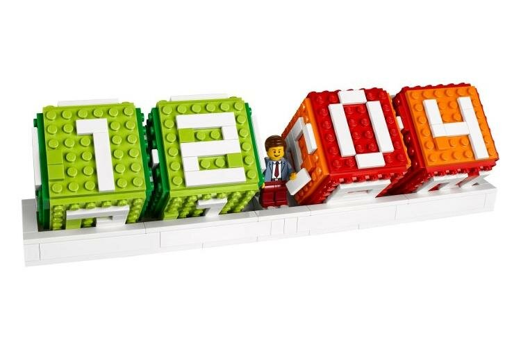 Настольный календарь из строительных блоков унисекс LEGO Classic 40172, 278 деталей