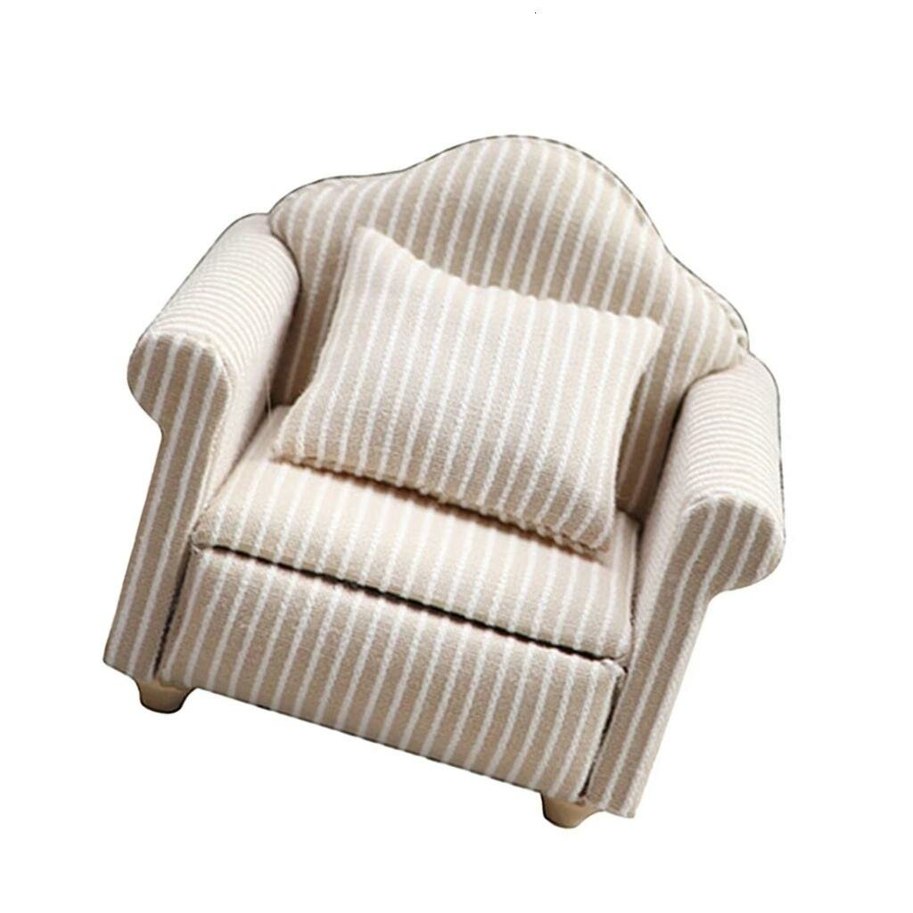 Миниатюрный диван для кукольного домика, Односпальный диван