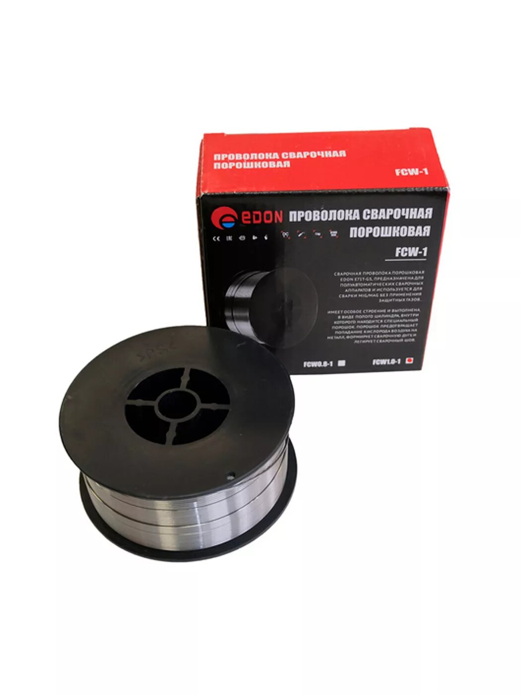 Сварочная проволока порошковая Edon FCW1.0-1
