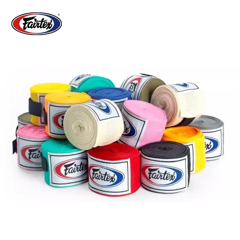 Fairtex Боксерский бинт 4,57 м Хлопок для Муай-тай и бокса — фото 1