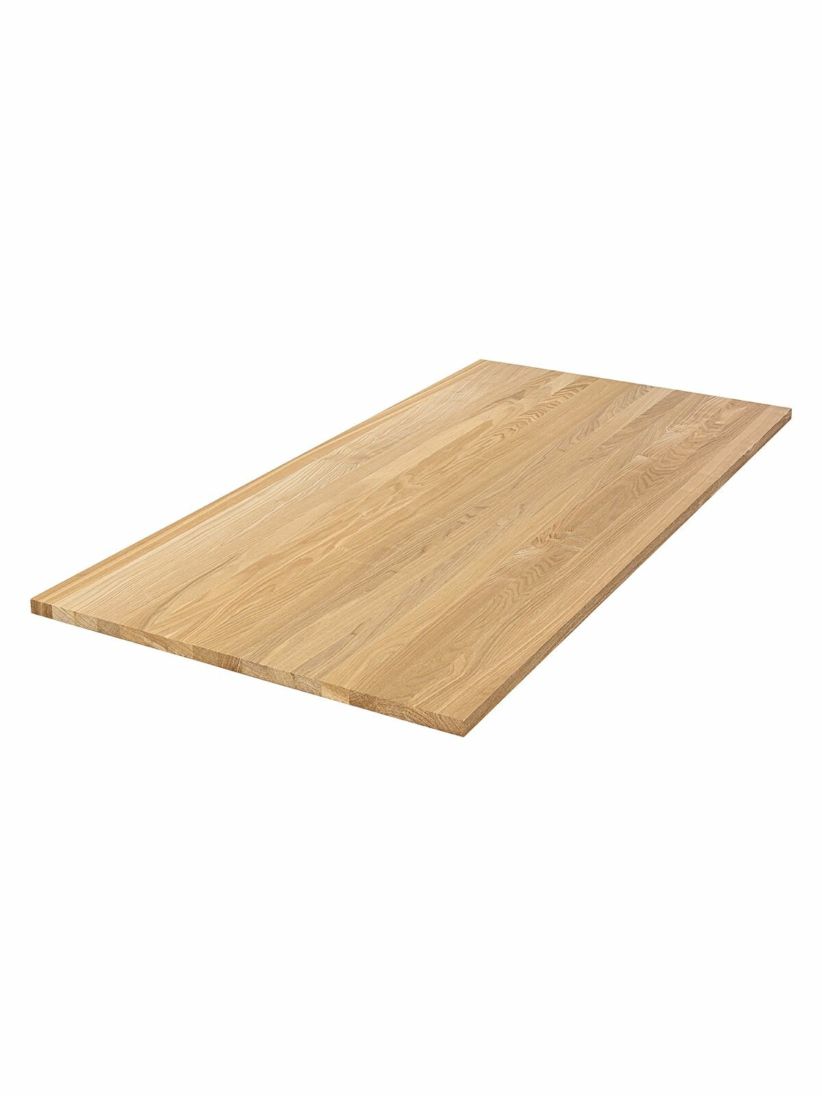 Мебельный щит деревянный 2000х600х20мм Ясень Экстра Цельноламельный