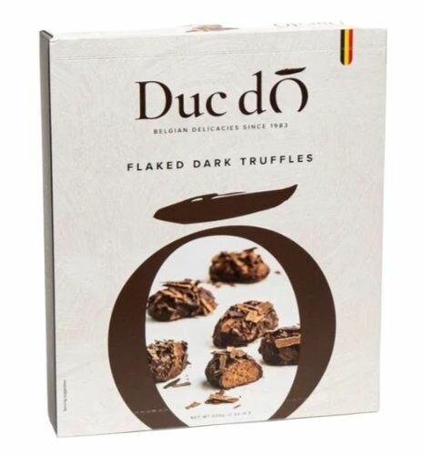 Трюфель DUC D O Flaked dark Truffles из горький шоколада /картон/ 100г