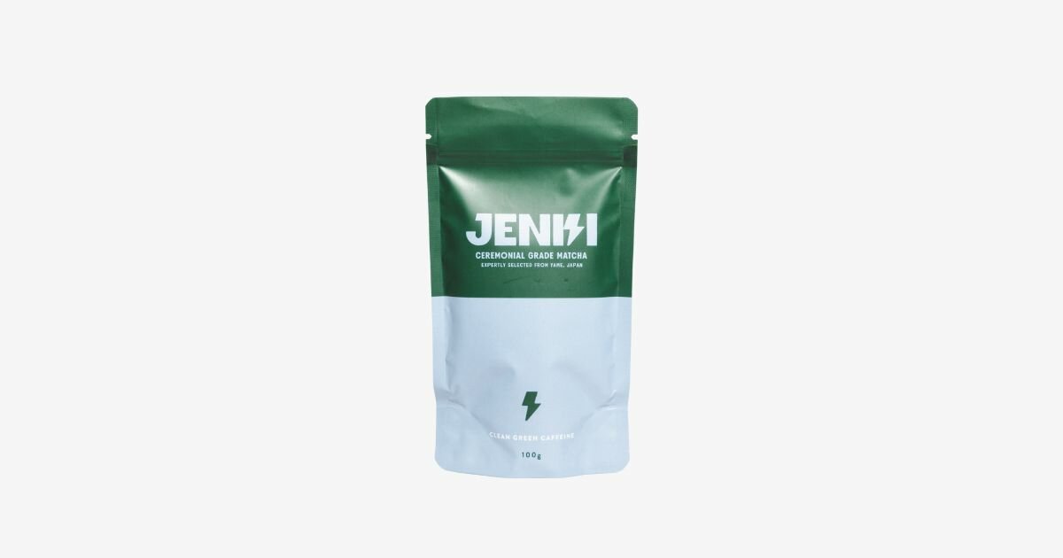 JENKI Матча Ceremonial Grade Yame Matcha Pouch, 100г