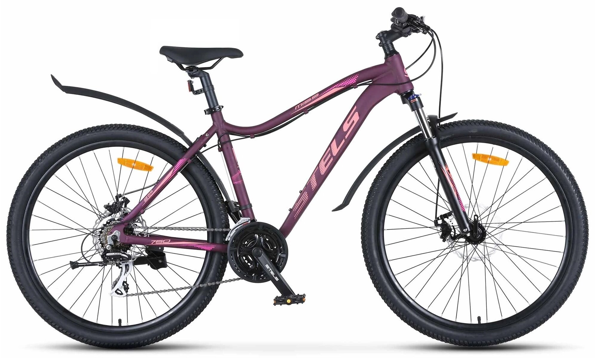 Женский велосипед Stels Miss 750 MD (2026) 16" Фиолетовый (150-165 см)