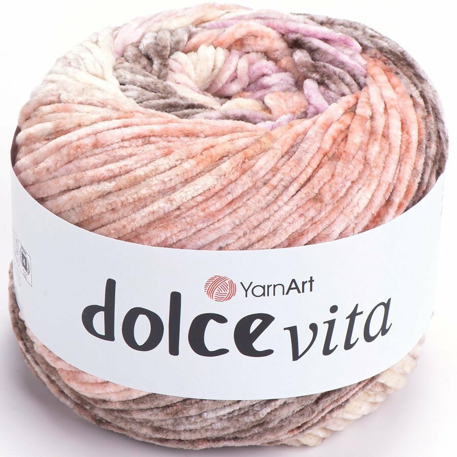 Пряжа Yarnart DOLCE VITA 3404 меланж (3 мотка)