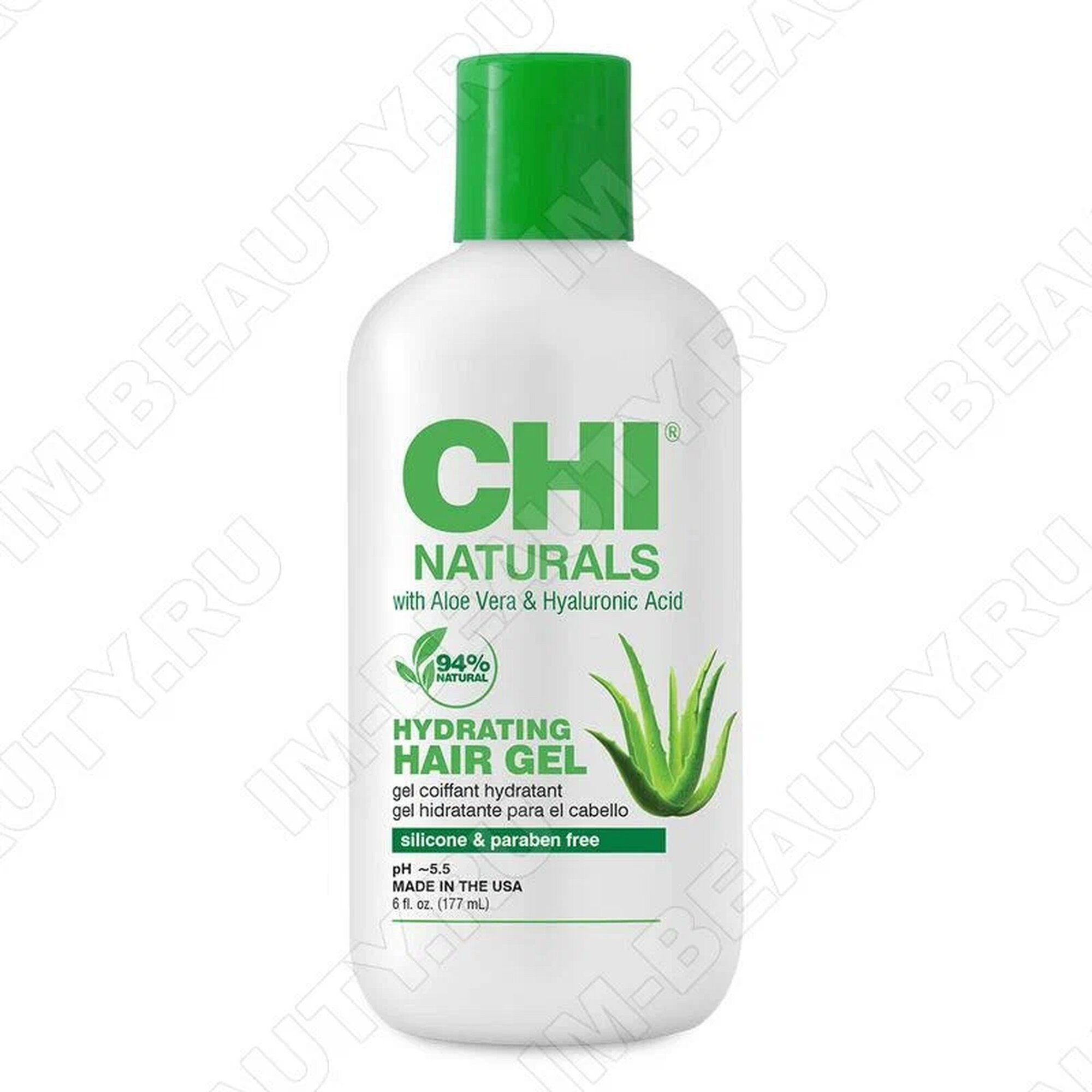 Гель для волос увлажняющий с алоэ вера и гиалуроновой кислотой, 177мл (CHI NATURALS)