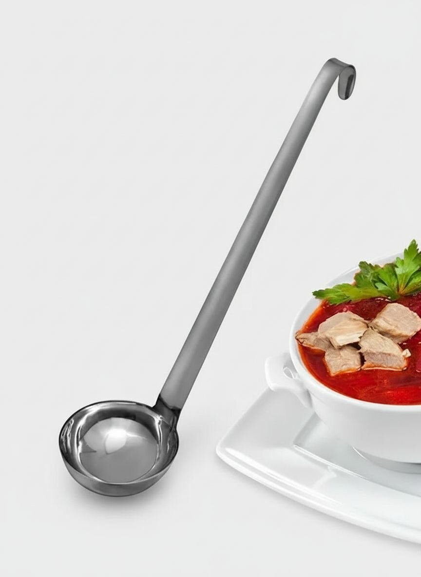 Половник 250 мл поварешка суповая черпак BUTA