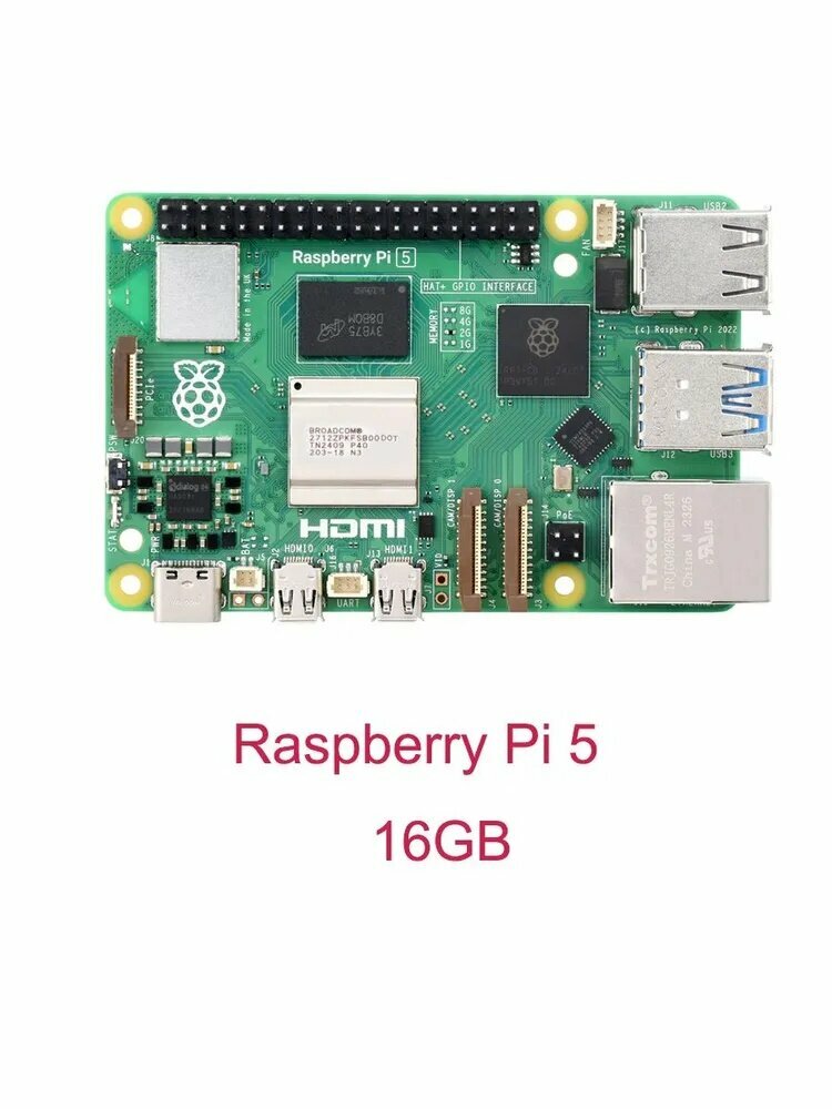Raspberry Pi 5 16GB RAM Микрокомпьютер