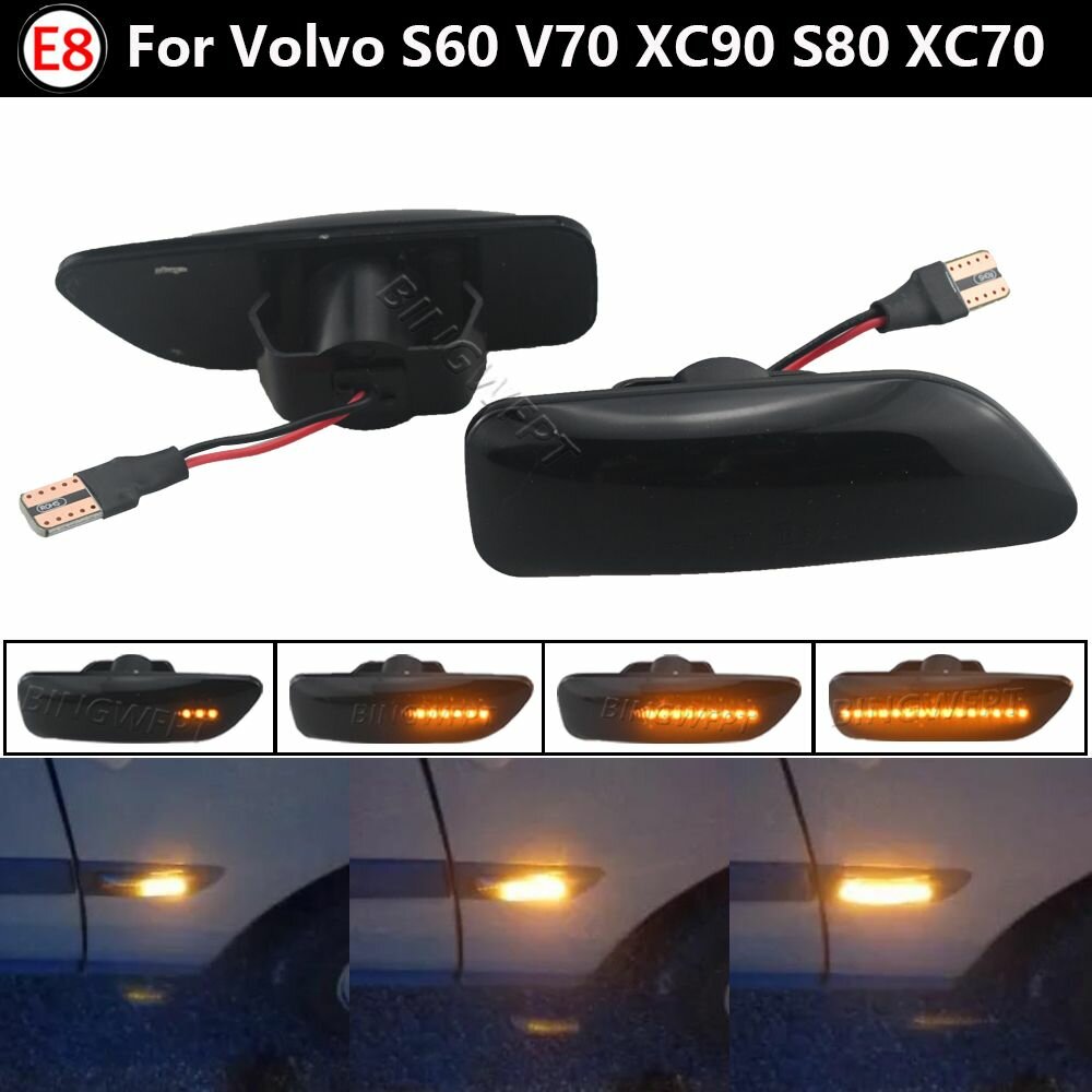 Фары автомобильные, Указатель поворота, 2 шт, арт. 30722641 3072264 30722641, 30722642 / Указатель поворота для Volvo XC90, S80, XC70, V70, S60, 2001-2009, 30722641, 3072264