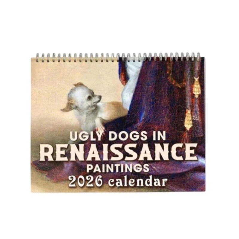 Ежемесячный Настенный Календарь на 2026 год Из Высококачественной Художественной бумаги, Настенный Художественный Календарь Со Смелыми Иллюстрациями И Крупной Маркировкой Даты