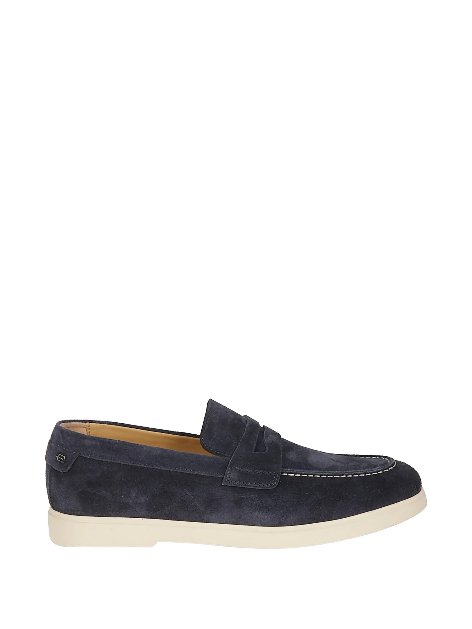 Лоферы Contrast-trim suede loafers