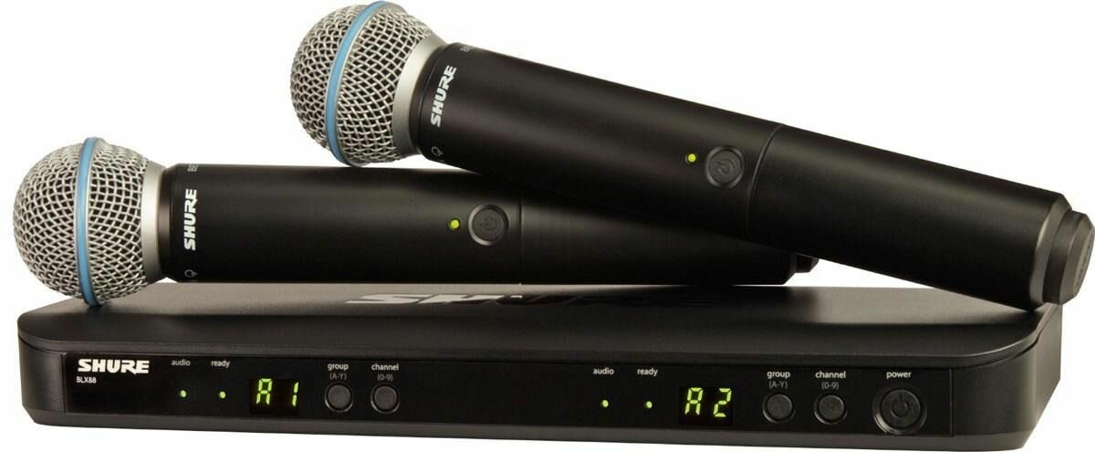 Двухканальная радиосистема Shure blx288e/b58
