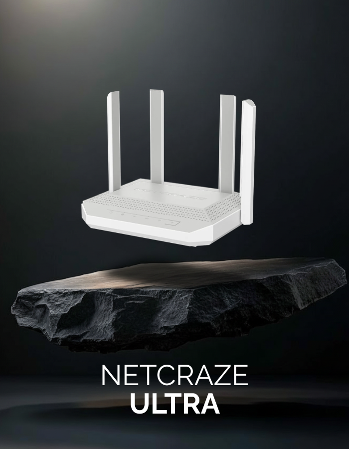 Wi-Fi роутер Netcraze Ultra NC-1812, двухдиапазонный, Wi-Fi 7