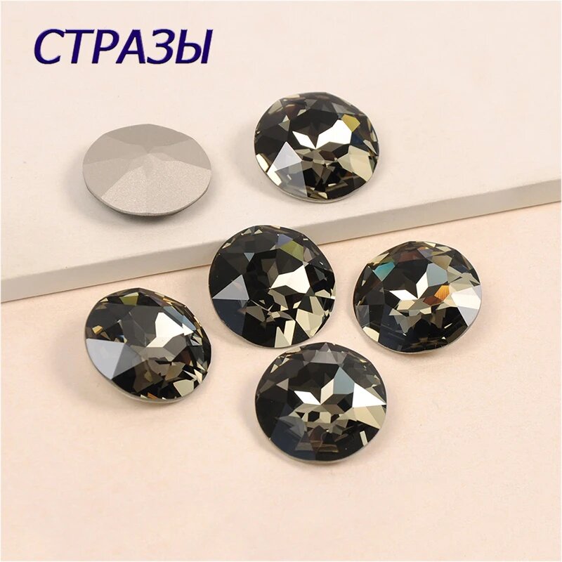 Хрустальные стразы CTPA3bI круглые 27 мм Loose Rhinestones, Blank Diamond