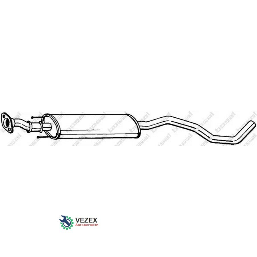 BOSAL 282-577 Глушитель (средняя часть)