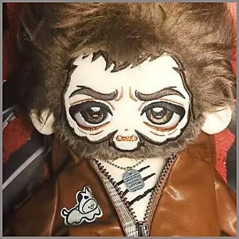 Росомаха Люди Икс / Wolverine X-Men Мягкая игрушка 20cm со скелетом--Никакой одежды