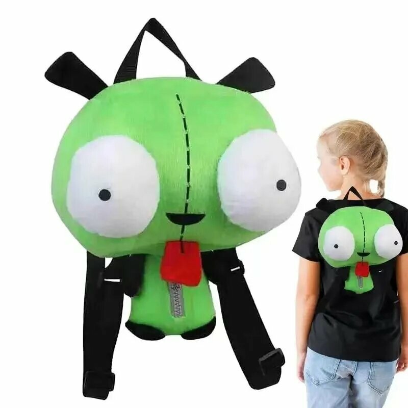 Мягкая игрушка новый alien invader zim 3d eyes robot gir милый мягкий плюшевый рюкзак
