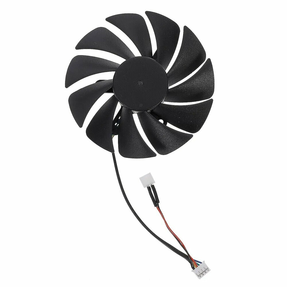 Охлаждающий Вентилятор Для Gpu, Pla09215B12H, Черный, Охлаждение, Рассеяние Тепла, 8.7x8.7x2 См, 1 Комплект