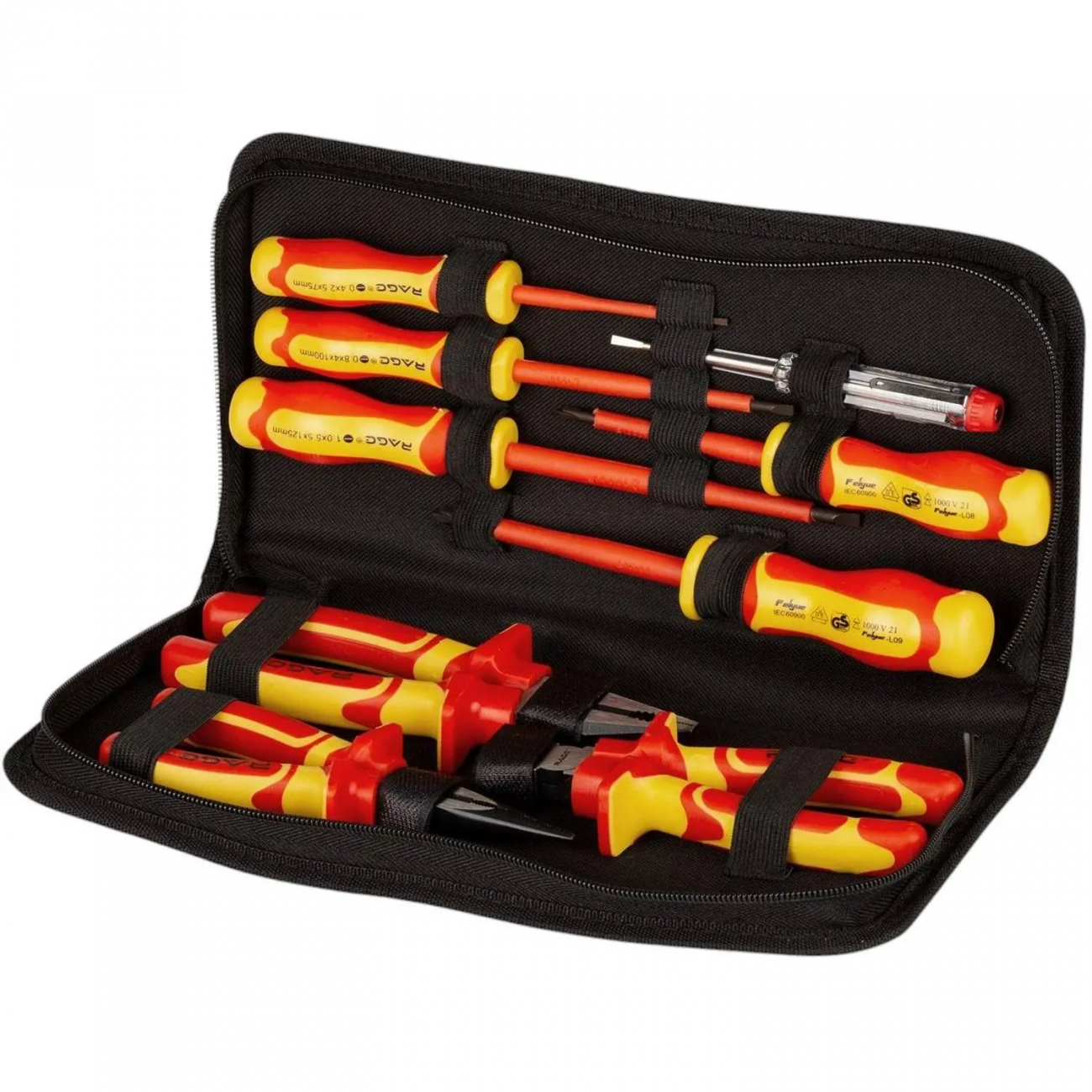 Набор диэлектрического инструмента VDE 9 пр. RAGE by VIRA 397049 1769769