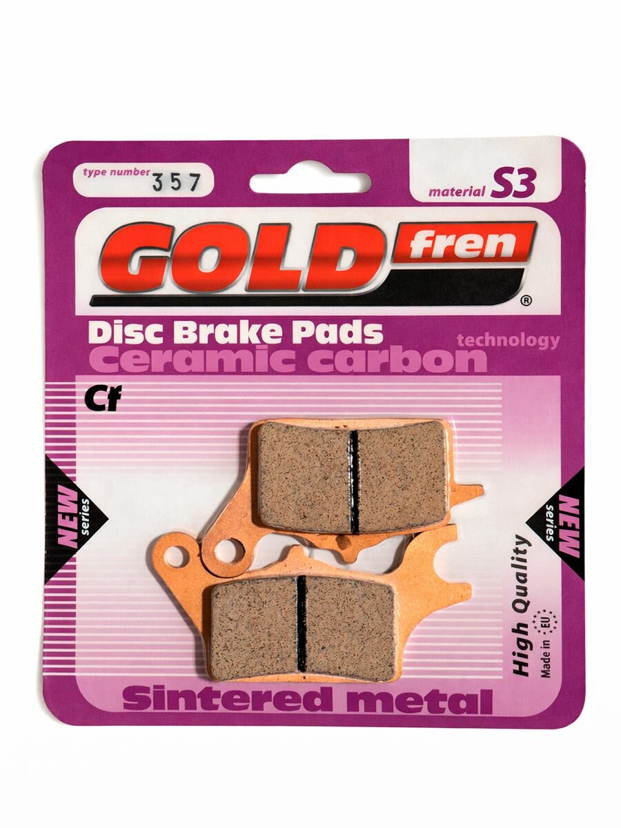 Тормозные колодки дисковые GOLDfren 357 S3 OEM 2CM F5805 10 кросс EBC FA 655 оригинал