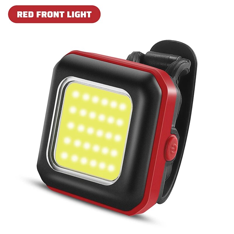 Велофонарь West Biking красный Red x White IP45