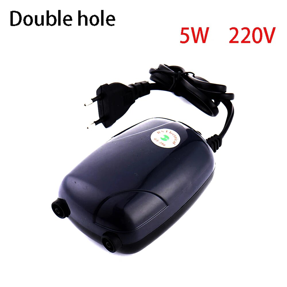 Компрессор для аквариума Double hole 5W 220V