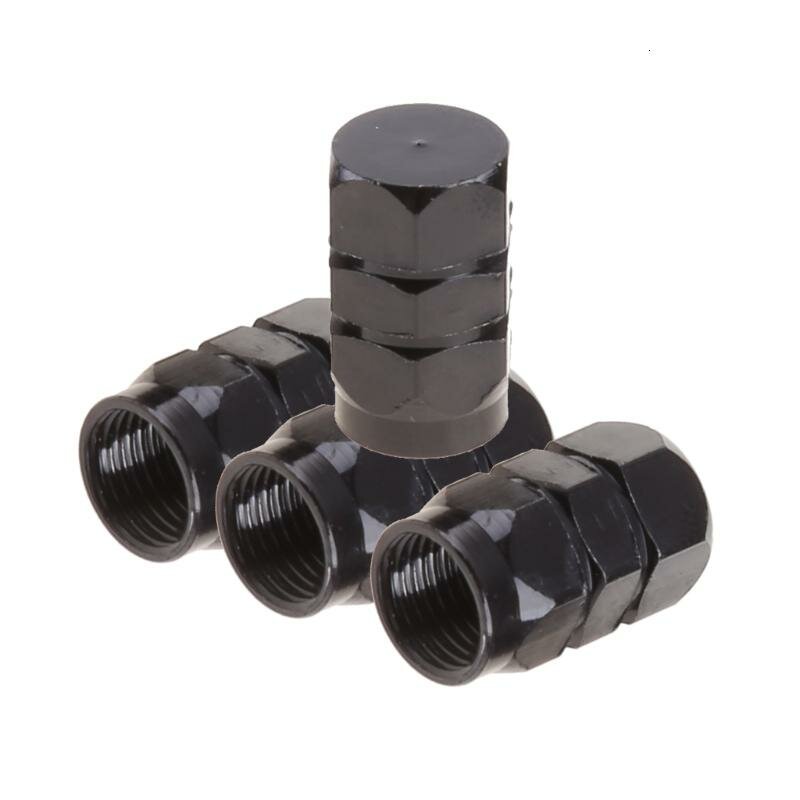 Универсальные колпачки для вентилей шин, Черный