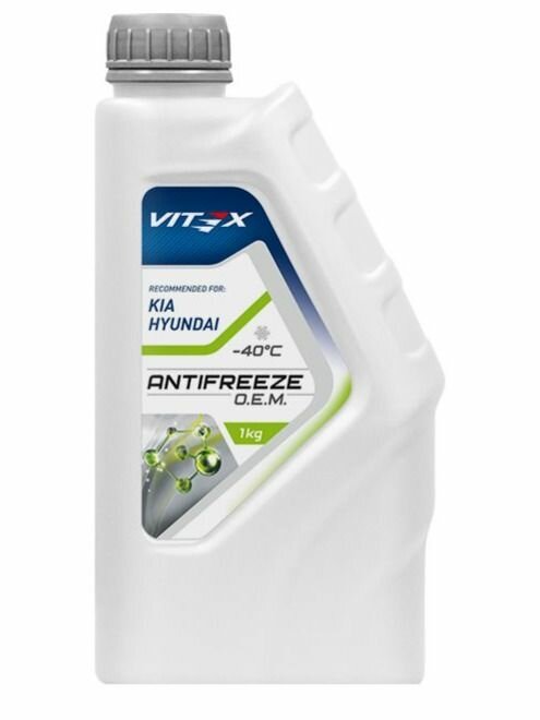 Жидкость охл. низкозамерзающая Antifreezee Vitex O.E.M. for Hyndai Kia (1кг)