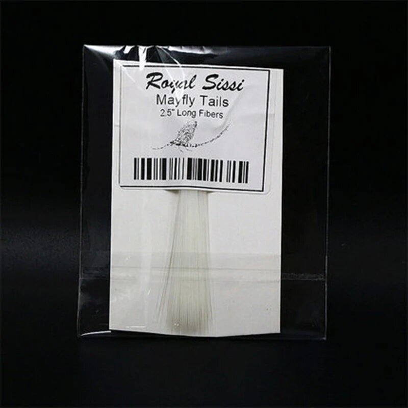Roger Sissi Mayfly Tails 2.5" White