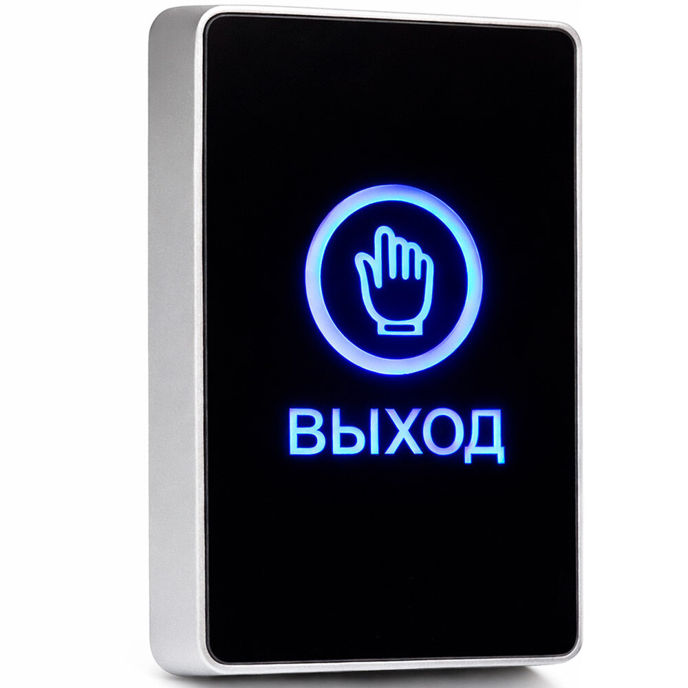 Кнопка выхода PS-Link PS-OP04, накладная, сенсорная, с LED подсветкой, 3А, 86x55мм