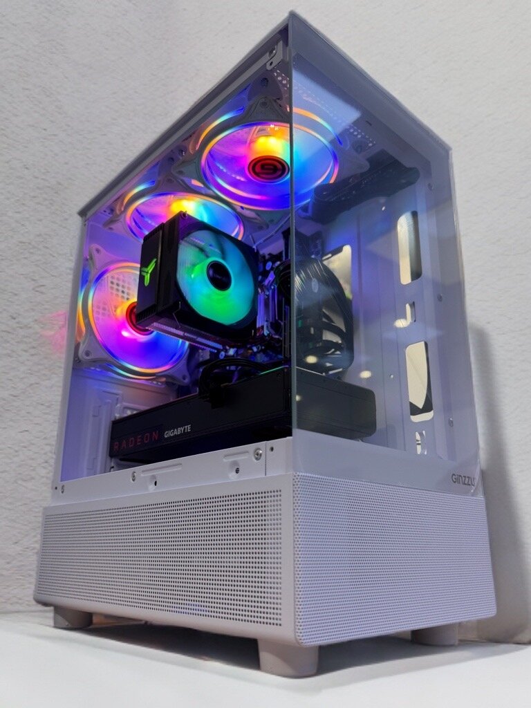 Системный блок игровой компьютер ПК (Amd Ryzen 5 3600, RX 580 8ГБ, ОЗУ 16ГБ, SSD 512GB, A320 500W)