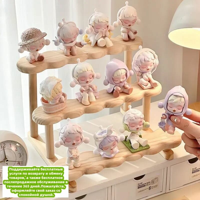 Этажерка, 3 секц, Массив дерева, 25.5х21х17.6 см