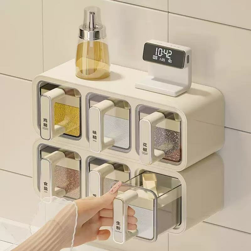 Настенная полка для специй Spring Kitchen, 6 отделений