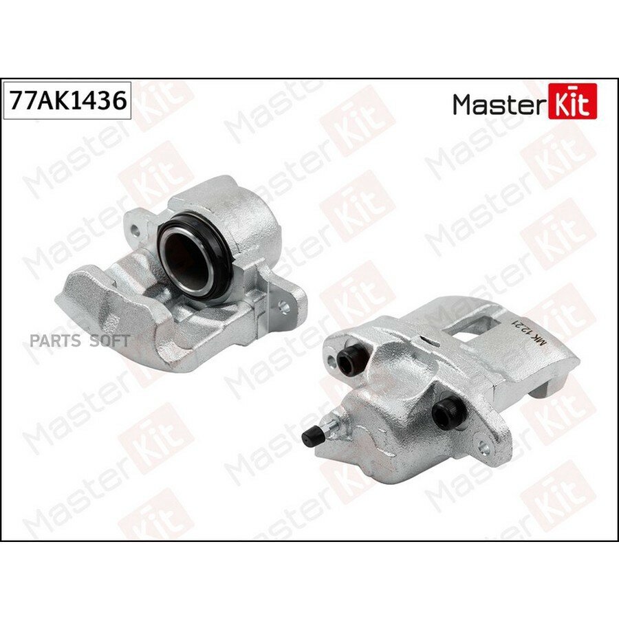 Суппорт тормозной перед. лев. Renault Logan I(LS_, KS_), Sandero I(BS_) 04- MASTERKIT 77AK1436 | цена за 1 шт