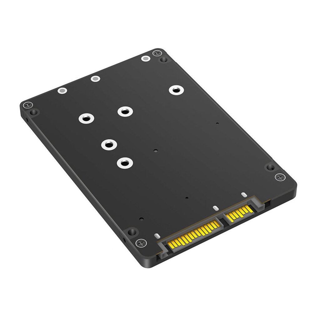 Твердотельный накопитель SSD "Два в одном" 2,5-дюймовый блок для жесткого диска, карта-адаптер-в пластиковом корпусе