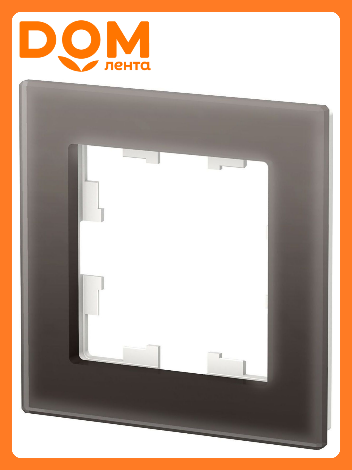 Рамка Schneider Electric "Atlas Design Nature" ATN320601, IP20, коричневый, 1 гнездо