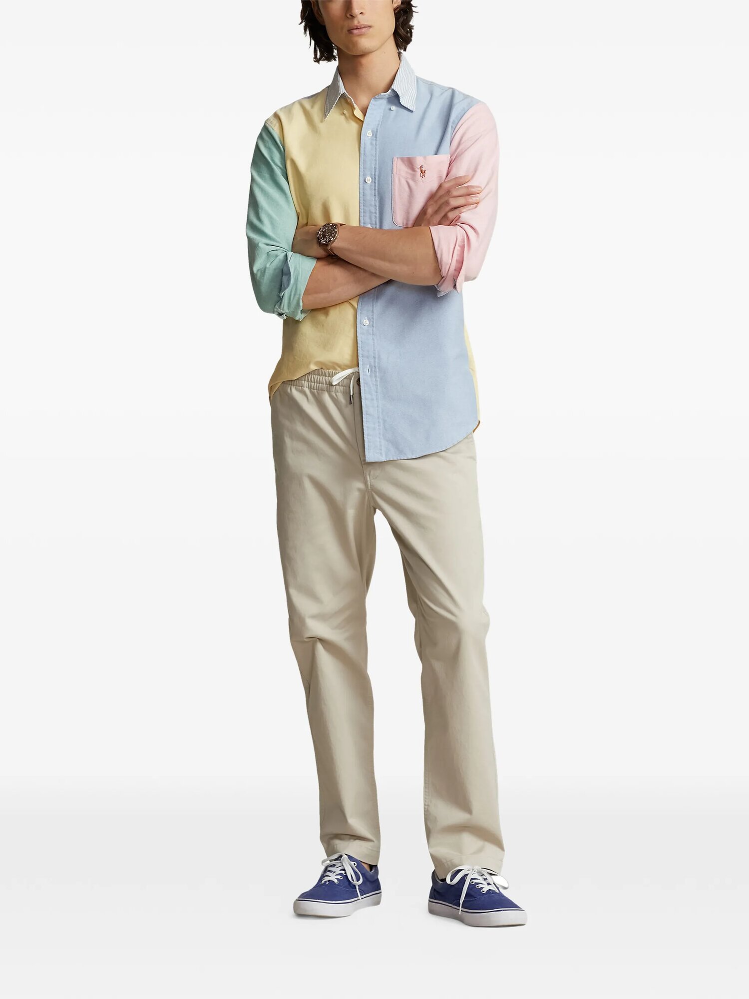 Рубашка Polo Ralph Lauren, размер XL, yellow — фото 1