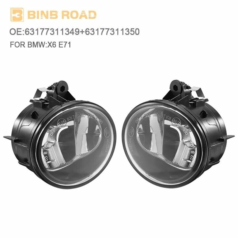 BINB ROAD Фары автомобильные, Противотуманная фара, 2 шт, арт. 63177311349+63177311350