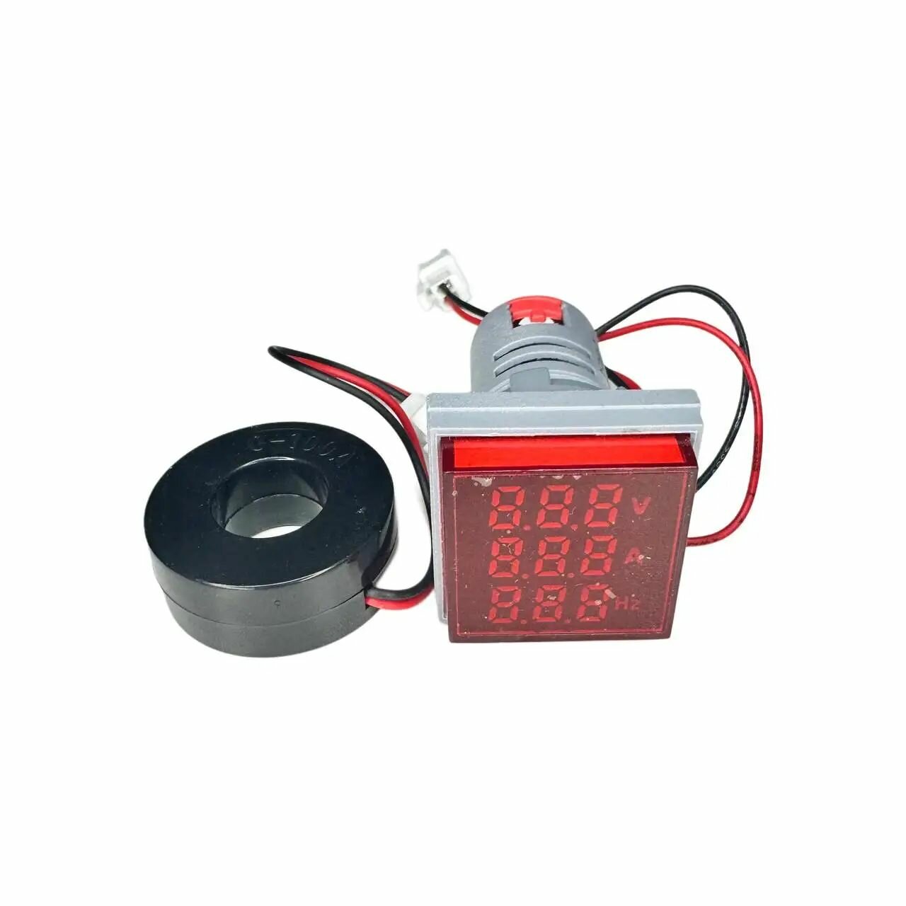 Цифровой LED вольтамперметр DMS-305 красный