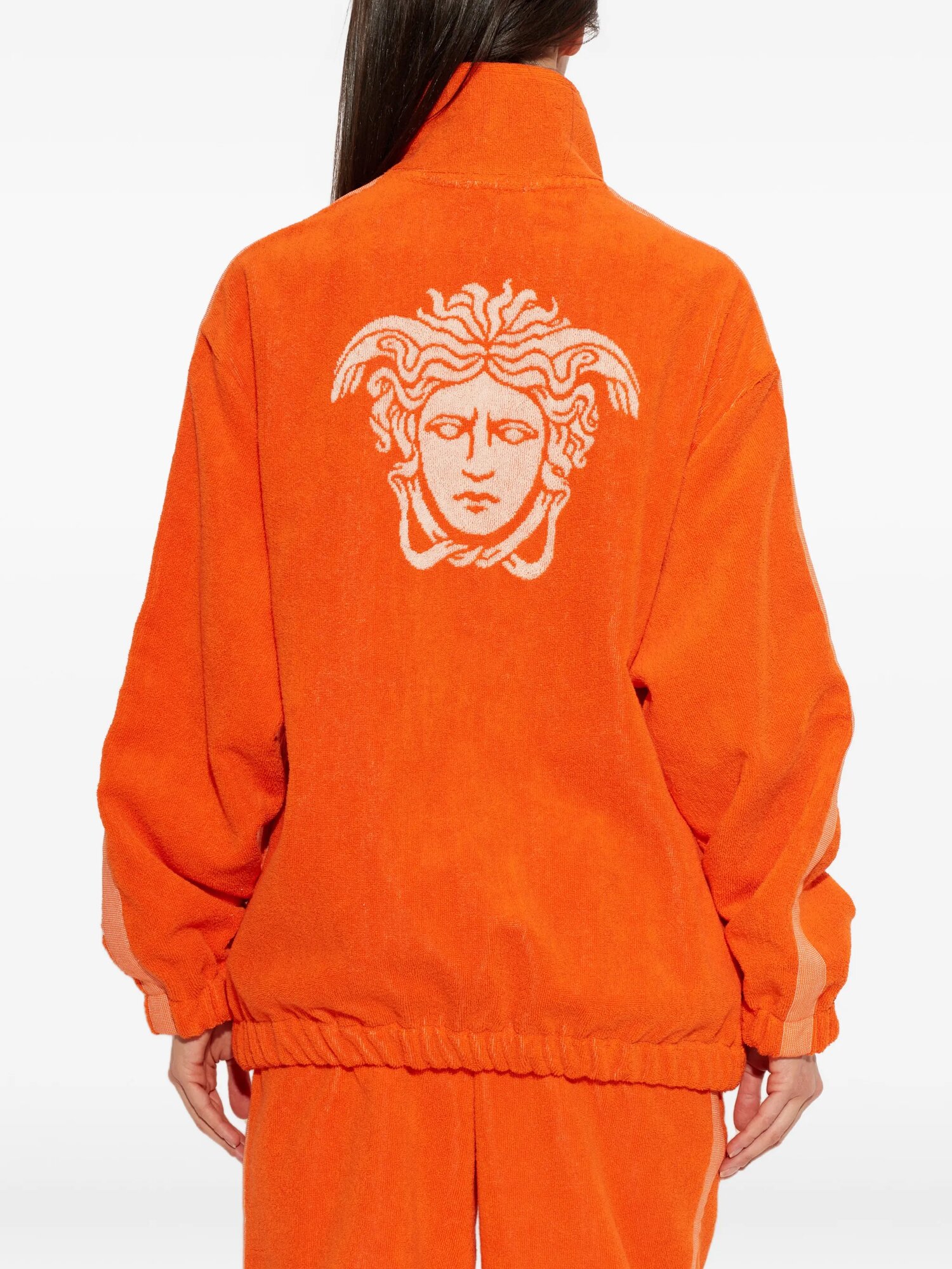 Толстовка Versace Cotton sweatshirt, размер M, , orange — фото 1