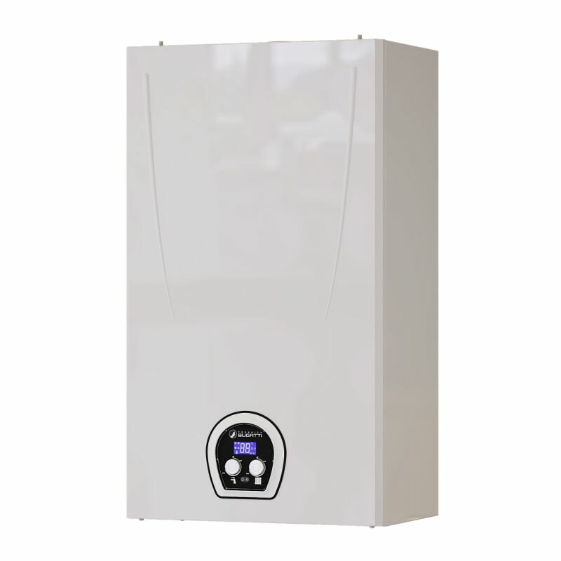 Котел газовый (32 кВт.) Federica Bugatti 32 ECO Light с дисп. (OT, SIT, Grundfos, лат г/г) / настенный / двухконтурный