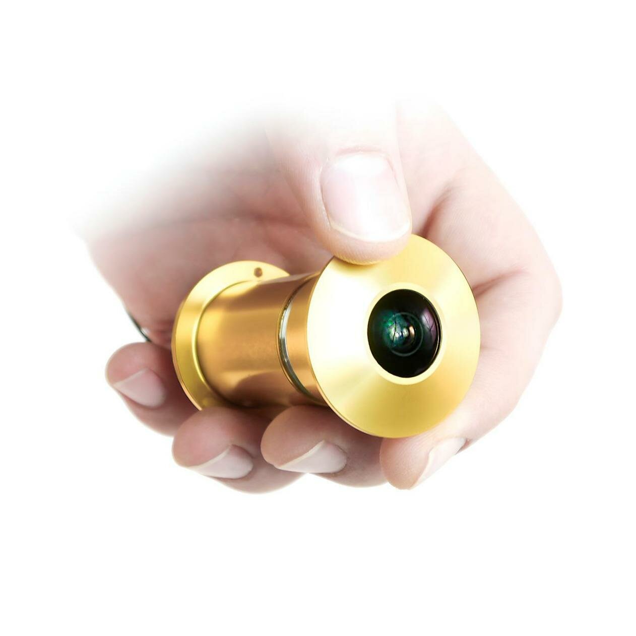 Облачный WI-FI IP видеоглазок на входную дверь в квартиру HDком T204/8G (Tuya) (L23796WI) видеоглазок WiFi. Встроенный микрофон. Запись по датчику д