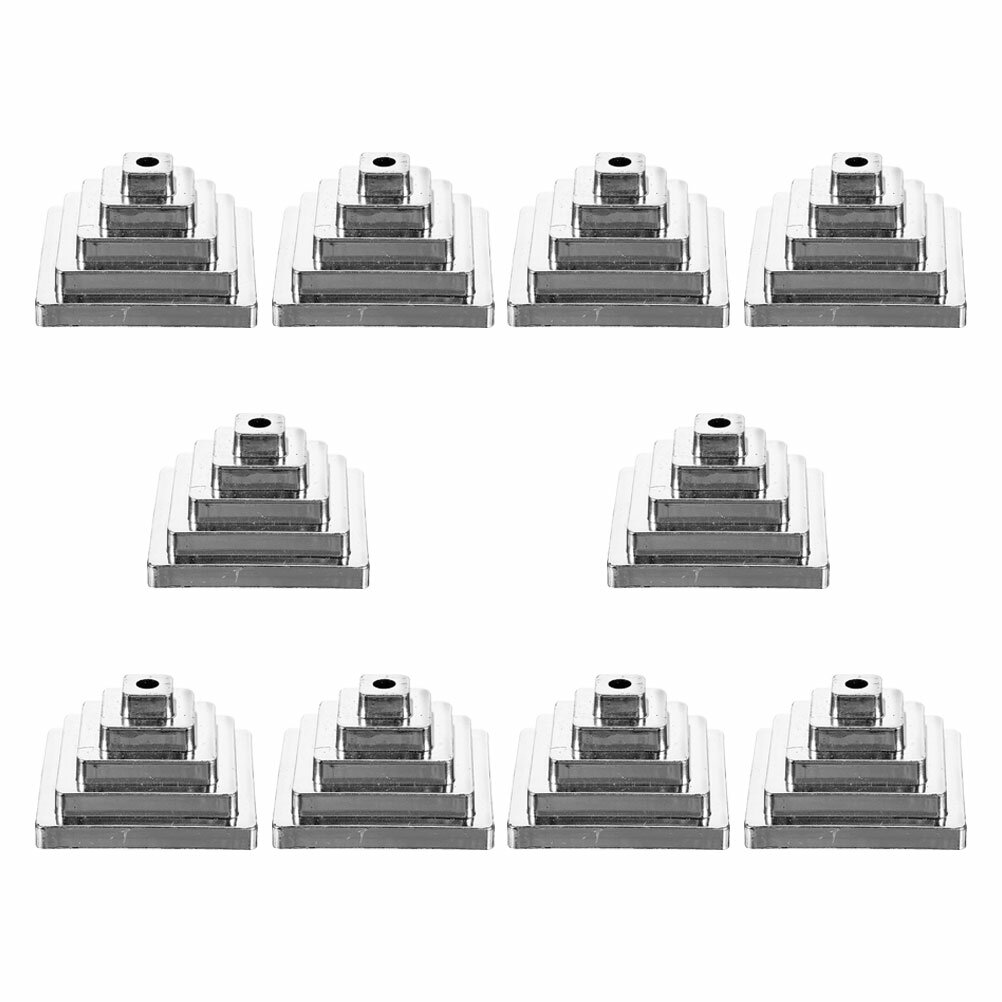 Мини держатель для флажков, компактный и удобный в использовании, укомплектован 10 штуками, размер 5.50x5.50x3.50 см