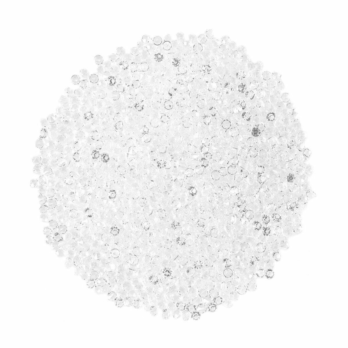 1000 Штук 3Mm Прозрачные Кристаллы Для Свадебной Декорации Стола И Ваз Acrylic Diamonds Wedding Party Dekorations