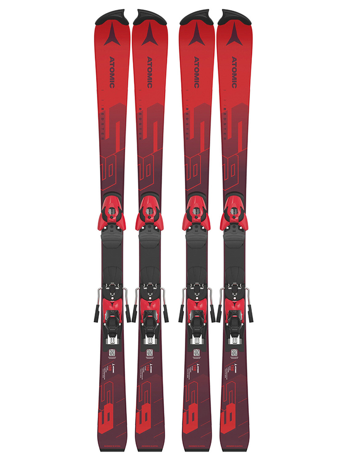 Горные лыжи с креплениями Atomic Redster S9 FIS + Colt 7 23/24 , для детей , Красный