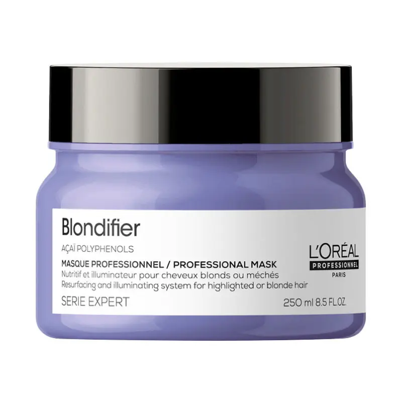 Маска L'Oreal Professionnel Serie Expert Blondifier Gloss для сияния осветленных и мелированных волос, 250 мл