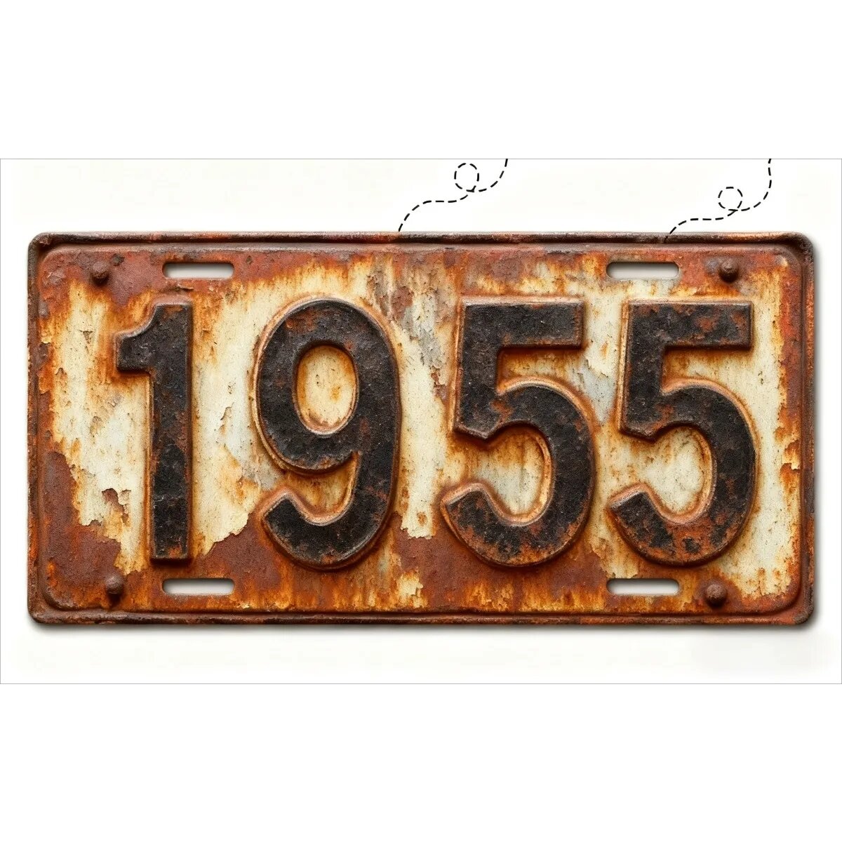 Металлическая номерная табличка CIFBUY 1980 года TYA-1010732-26
