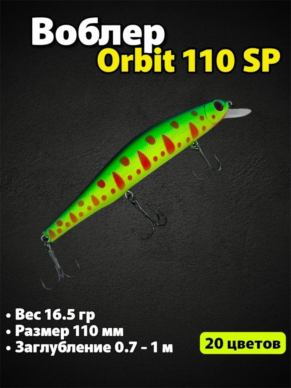Воблер Zipbaits Orbit 110 SP 110mm/16.5g/0.8-1.0m # 8