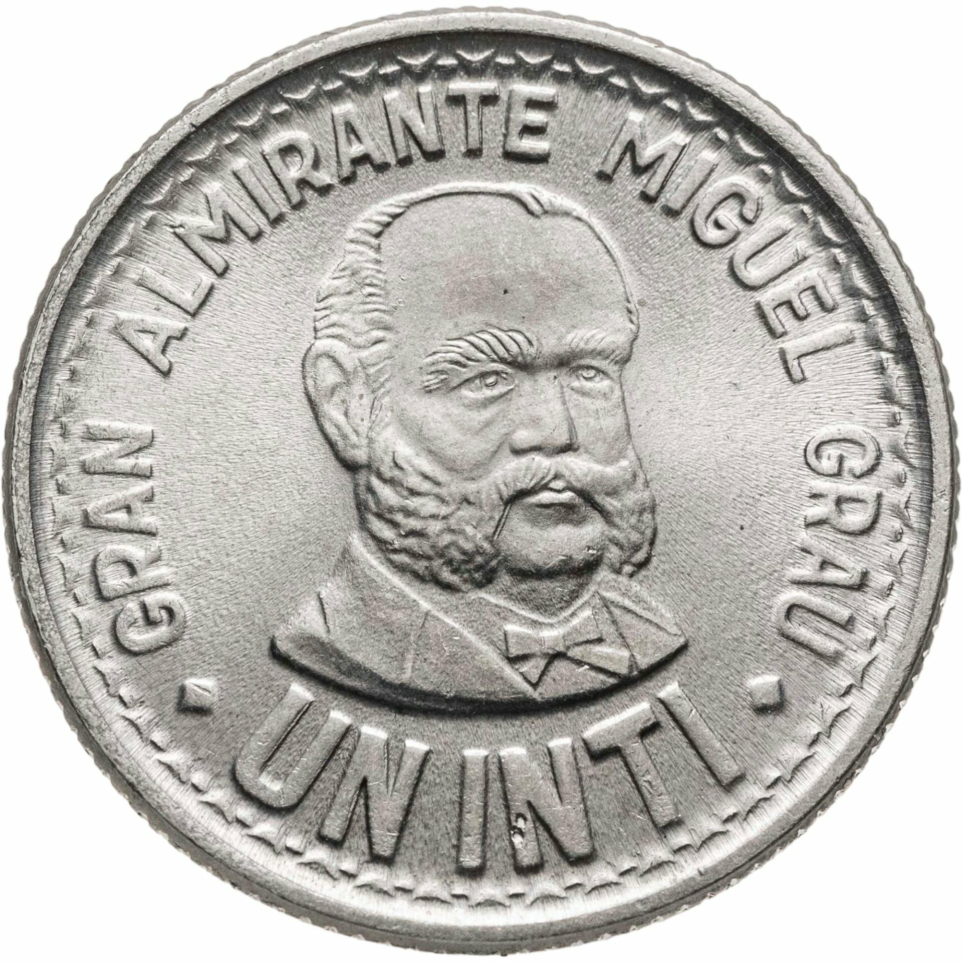 Перу 1 инти inti 1987, Мельхиор медь-никель, в сохранности AU